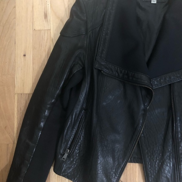 Barneys New York | Jackets & Coats | Barneys New York Black Leather ...